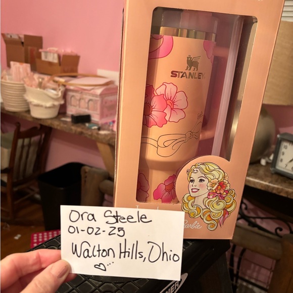 Stanley | Other | Barbie Stanley Cup 8s Peaches N Cream 40 Oz Quencher ...